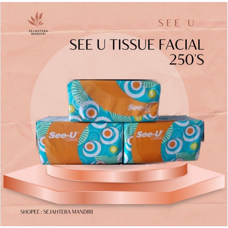 Jual See-U Tissue Facial 250's [SATUAN] | Shopee Indonesia