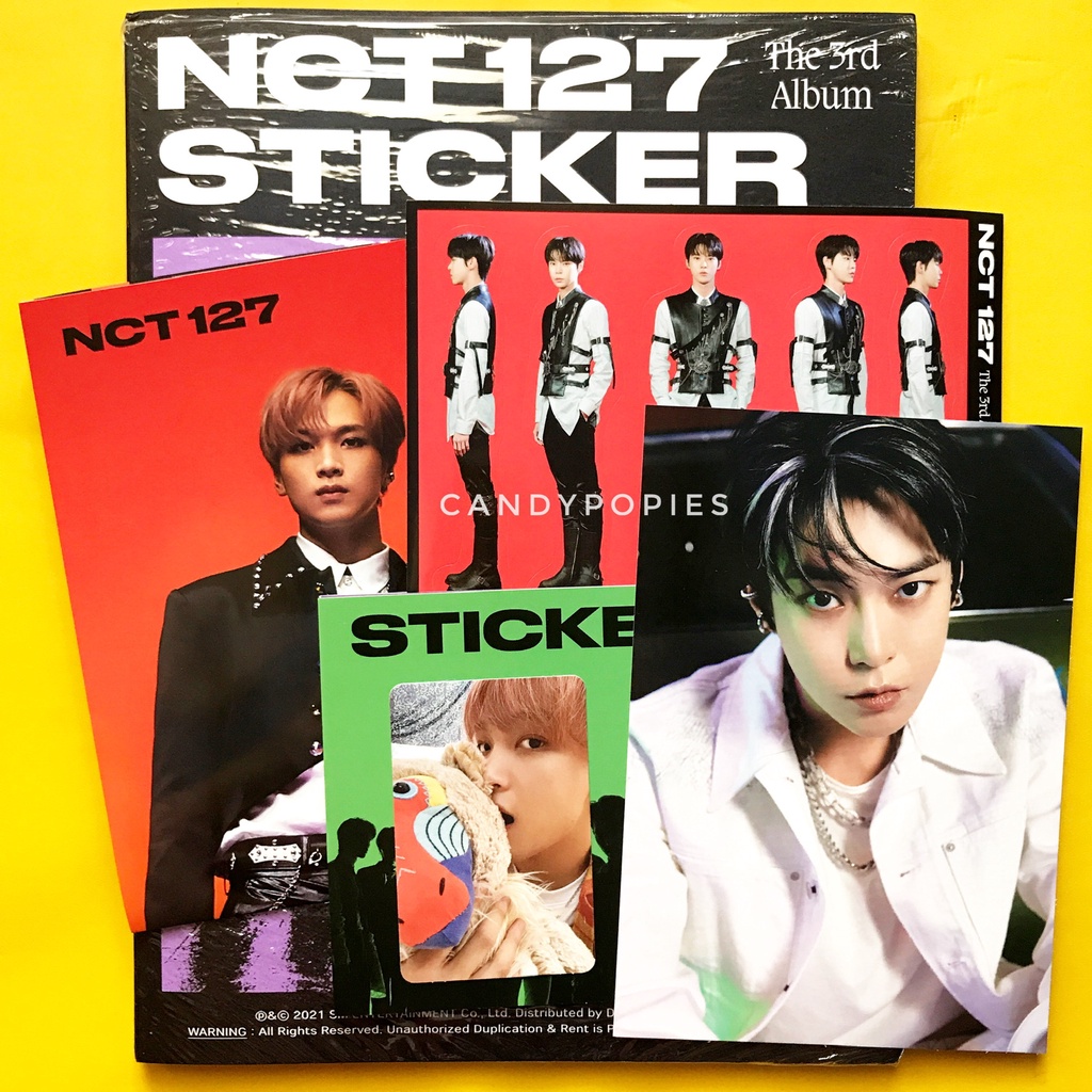 Jual [UNSEALED FULLSET] NCT 127 - STICKER ALBUM (STICKER & SEOUL CITY ...