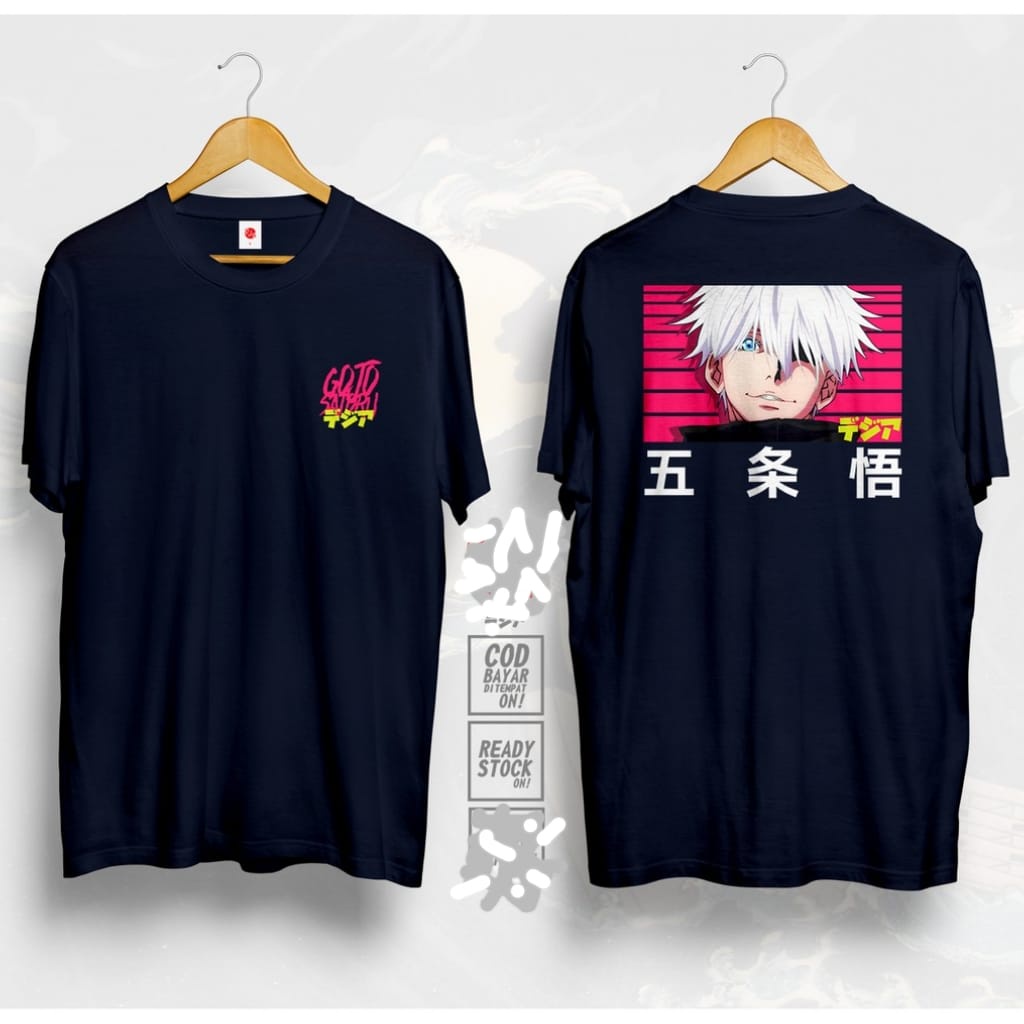 Jual FF - KAOS OVER SIZE SATORU GOJO T- shirt | Shopee Indonesia