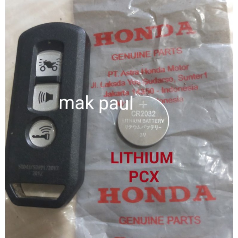 Jual batre batray remot PCX VARIO 150 LITHIUM ORIGINAL | Shopee Indonesia
