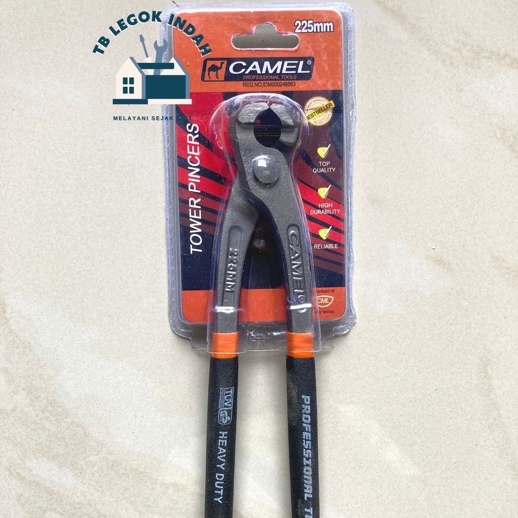 Jual TANG GEGEP MEREK CAMEL KUALITAS BAGUS / TOWER PINCERS / TANG KAKAK ...