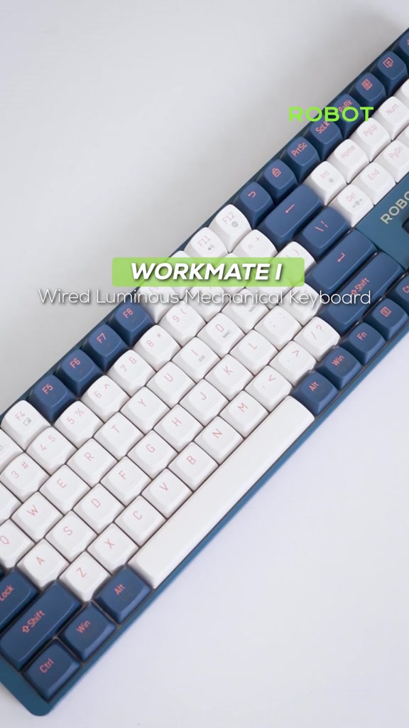 Jual ROBOT Mechanical Keyboard Wired Office Gaming Keyboard Red Switch ...