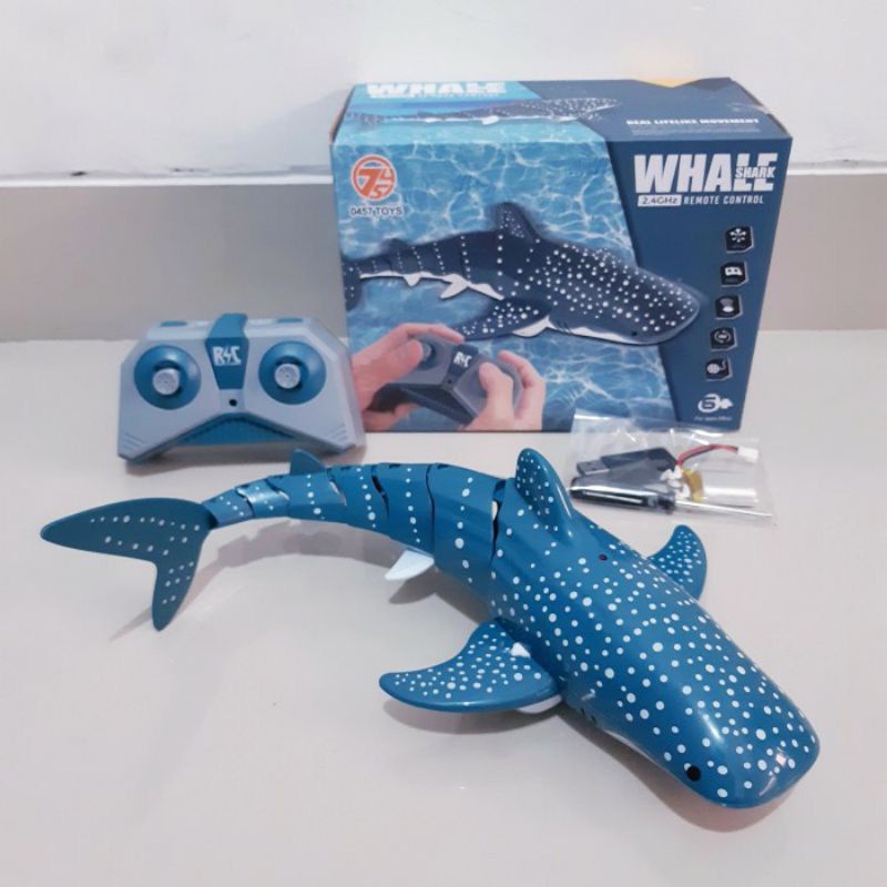 Jual Remote control shark hiu paus buaya whale crocodile RC ocean fish ...