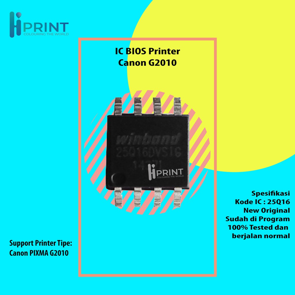 Jual IC BIOS Canon G2010 25Q16, Resetter Printer Canon G2010, Firmware ...