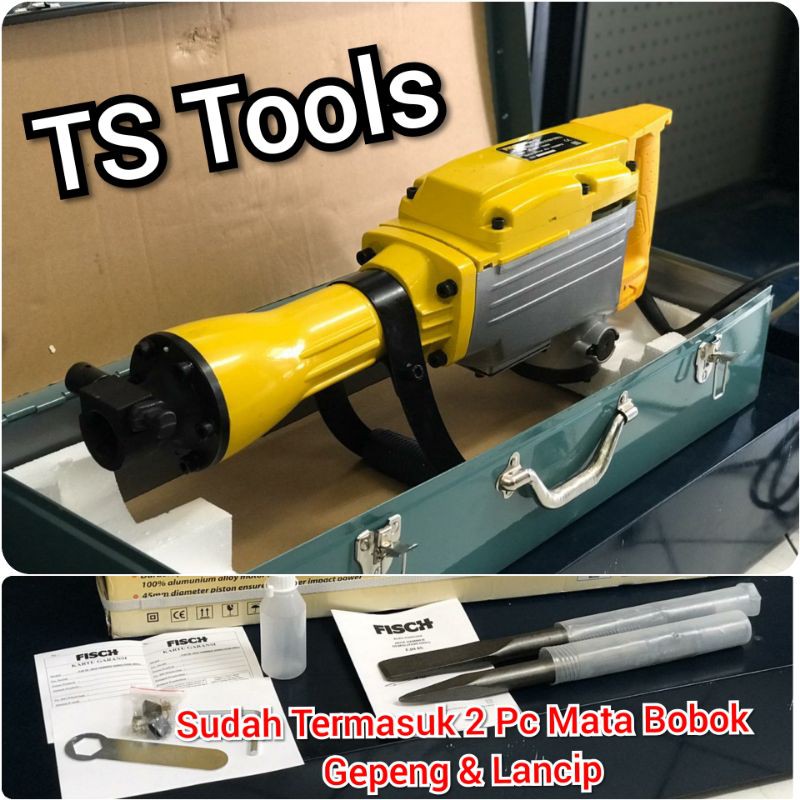 Jual Fisch FJH 65 Mesin Bobok Beton Jalan Tembok Ph65 Demolition Hammer ...