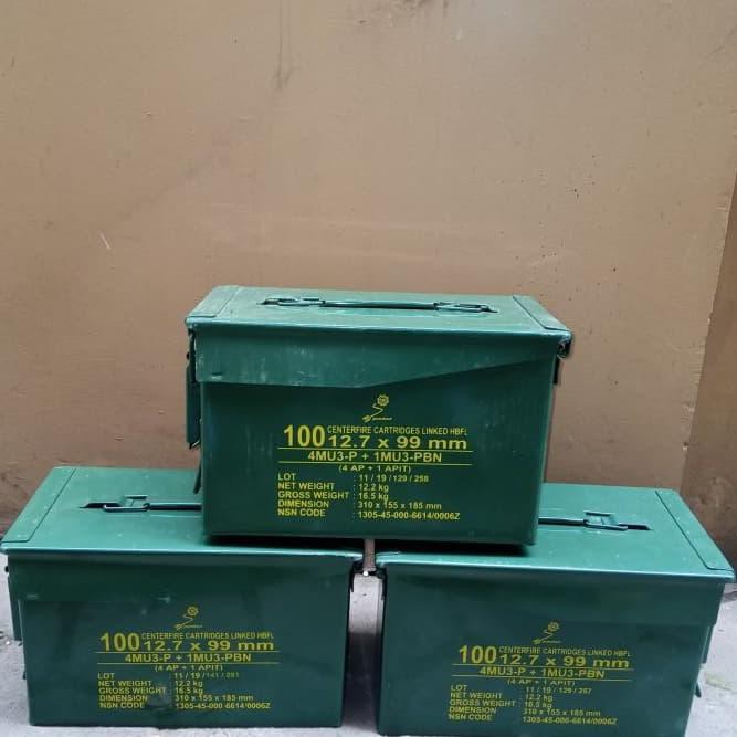 Jual Yang Dicari] Ammo Box / Box Tni Pindad Kotak Tentara Besi ...