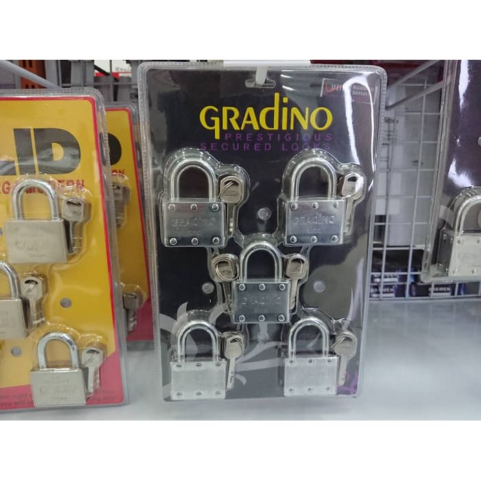 Jual Gembok GRADINO CHR+SN BAJA 961-50MM MK5 PADLOCK | Shopee Indonesia