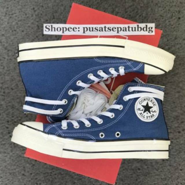 Jual Converse 70s High All Star Navy | Shopee Indonesia