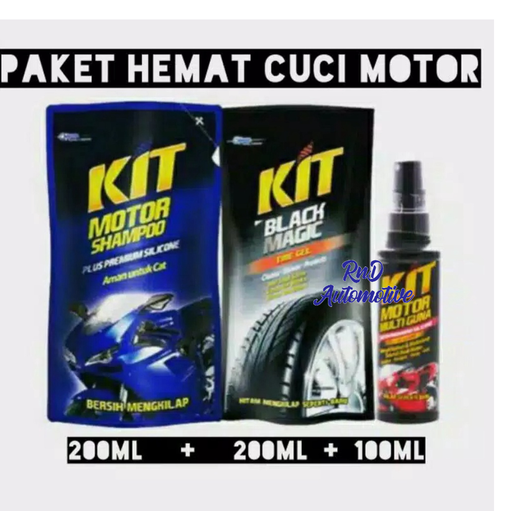 Jual Paket Hemat Cuci Motor KIT SHAMPOO-KIT BLACK MAGIC-KIT BLACK MULTI ...