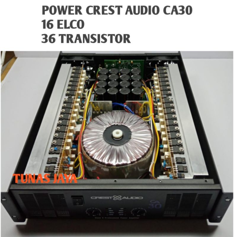 Jual POWER AMPLI CREST AUDIO CA30 POWER CREST AUDIO CA 30 | Shopee ...