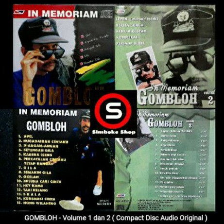 Jual GOMBLOH - Album IN MEMORIAM VOL 1 - 2 ( Compact Disc Audio Original ) | Shopee Indonesia