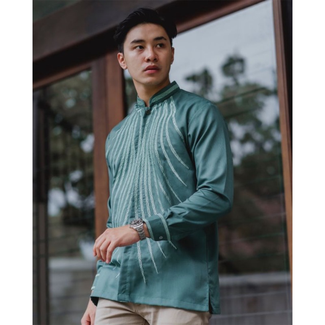 Jual Kemeja Bordir Pria NUC.ID Azam 02 (Wardah) | Shopee Indonesia