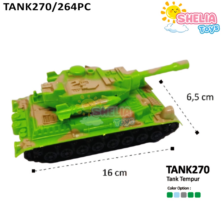 Jual TANK270 Mainan Tank Baja Tempur - Battle Tank Army | Shopee Indonesia