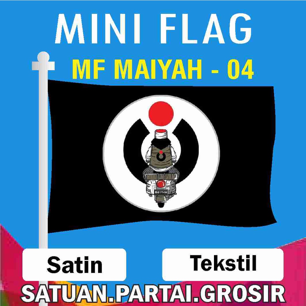 Jual MINI FLAG MAJELIS MASYARAKAT MAIYAH / CETAK BENDERA CUSTOM / MINI ...