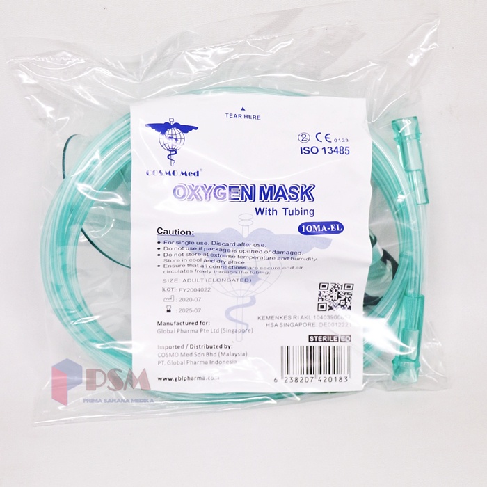 Jual Maxiflow Masker O2 Oksigen Dewasa Besmed / Sungkup Oxygen Onemed ...