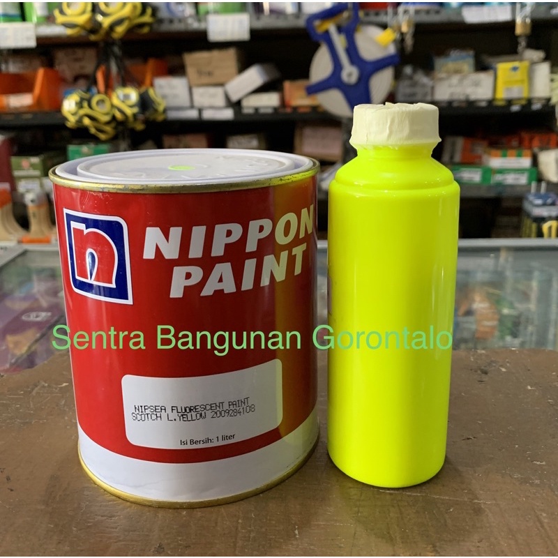 Jual Cat Nippon PU kuning stabilo scotlite yellow | Shopee Indonesia