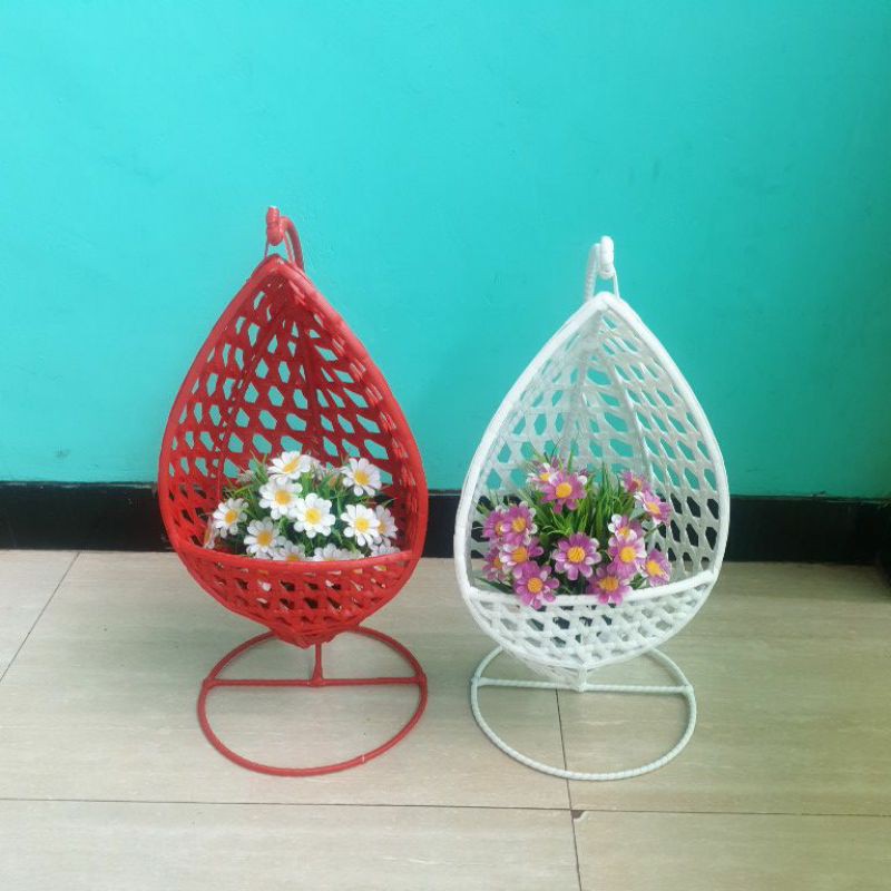 Jual KERANJANG SERBAGUNA MODEL AYUNAN /POT BUNGA / VAS BUNGA (bisa buat ...