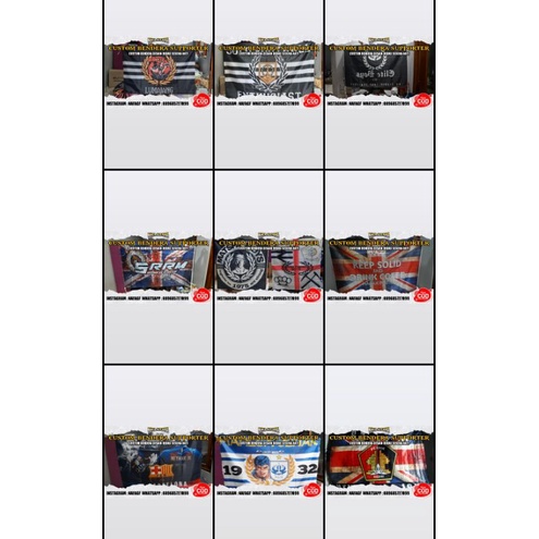 Jual CUSTOM BENDERA SUPPORTER BEBAS GAMBAR | Shopee Indonesia