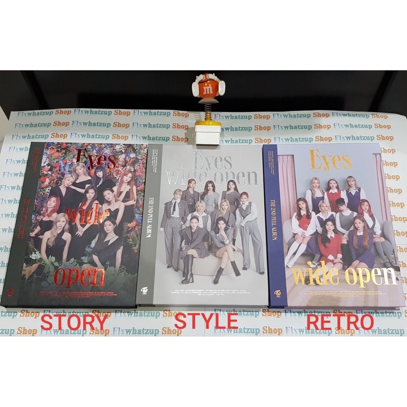 Jual Twice EYES WIDE OPEN Official Album SEALED | Shopee Indonesia