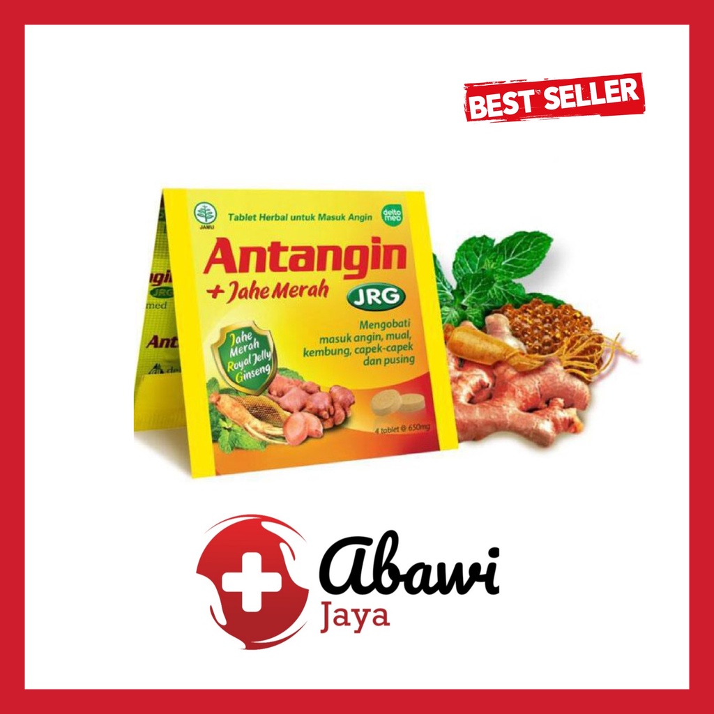 Jual [AB] Antangin JRG 4 Tablet - Obat Masuk Angin, Meriang, Mual ...