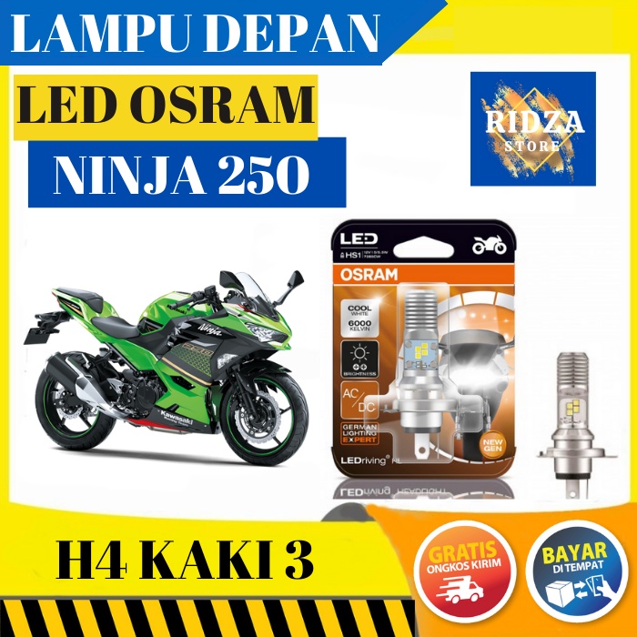 Jual LAMPU DEPAN LED OSRAM KAWASAKI NINJA 250 ORIGINAL | Shopee Indonesia