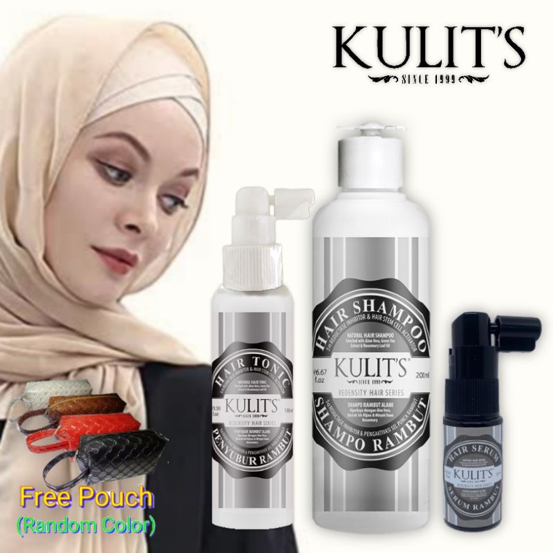 Jual KULITS Redensity Hair Care Sets - Perawatan Rambut Rontok - Free Pouch | Shopee Indonesia