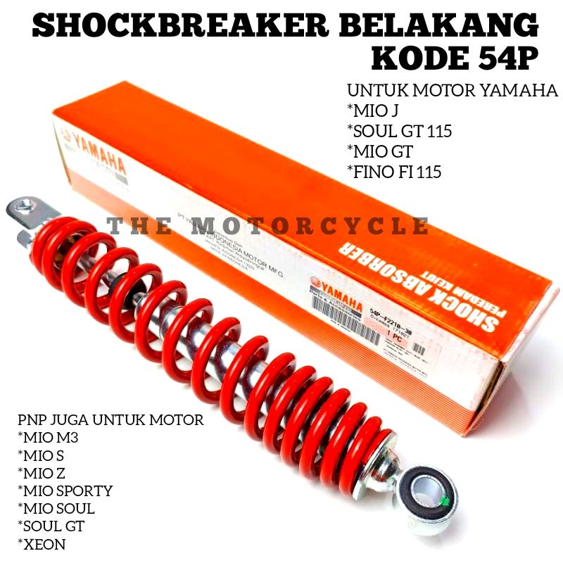 Jual SHOCKBREAKER MONOSHOCK BELAKANG YAMAHA MIO J MIO GT SOUL GT FINO 54P (MERAH) | Shopee Indonesia