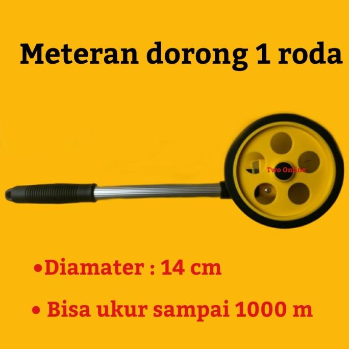 Jual METERAN DORONG 1 RODA/MEASURING WHEEL/ALAT UKUR DIAMETER 14CM ...