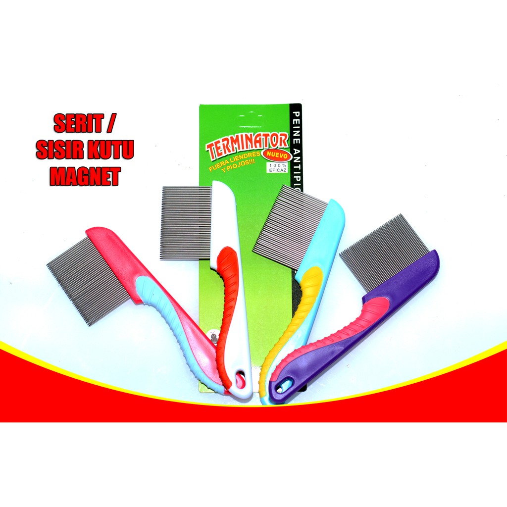 Jual Sisir Kutu Rambut Magnet Gagang - Serit Kutu Besi | Shopee Indonesia