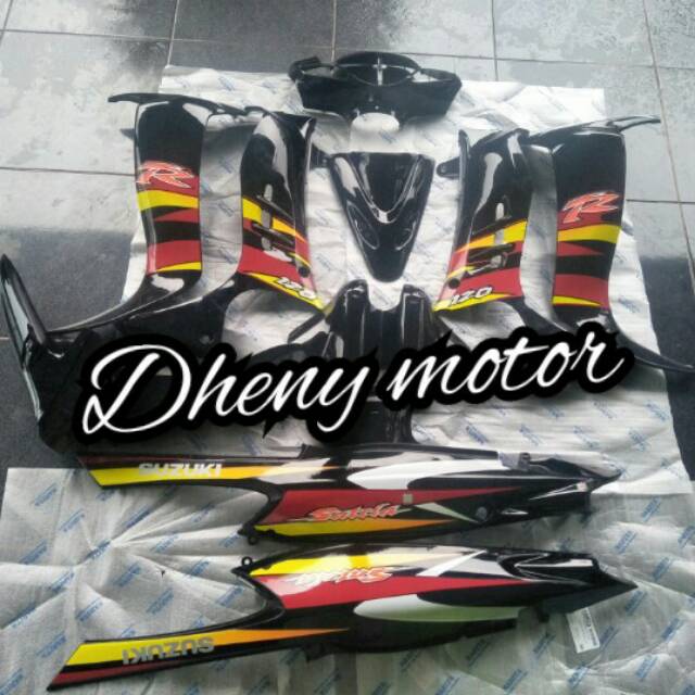Jual Cover full body halus satria hiu malaysia warna hitam plus ...