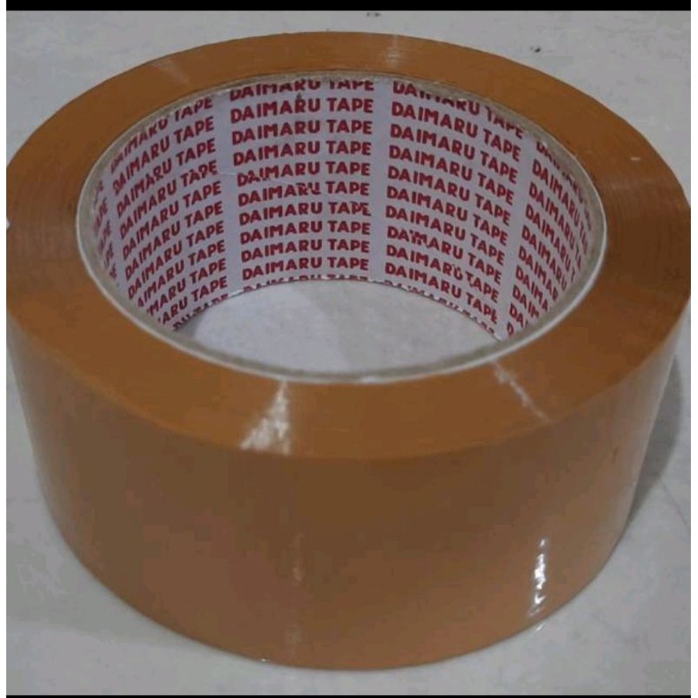 Jual Lakban Daimaru tebal OPP tape super Murah ready Bening / coklat bisa campur Original Asli ...