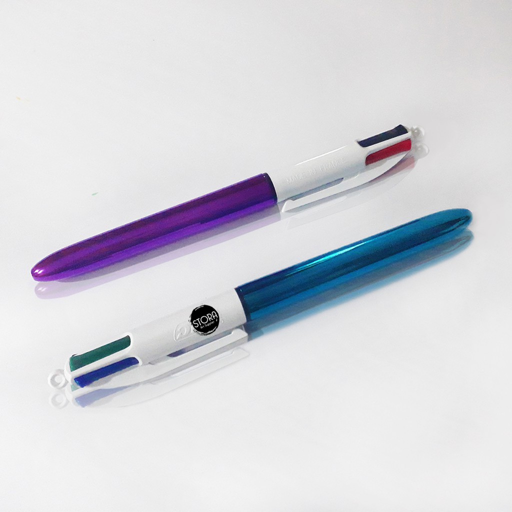 Jual BIC Pen 4 in 1 - Ballpoint - Pulpen - Bolpen 4 warna Tebal 1.0 mm ...