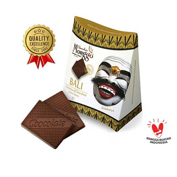 Jual Bali Chocolate 5 varieties Sidakarya Box | Cokelat Monggo 20 x 5 ...