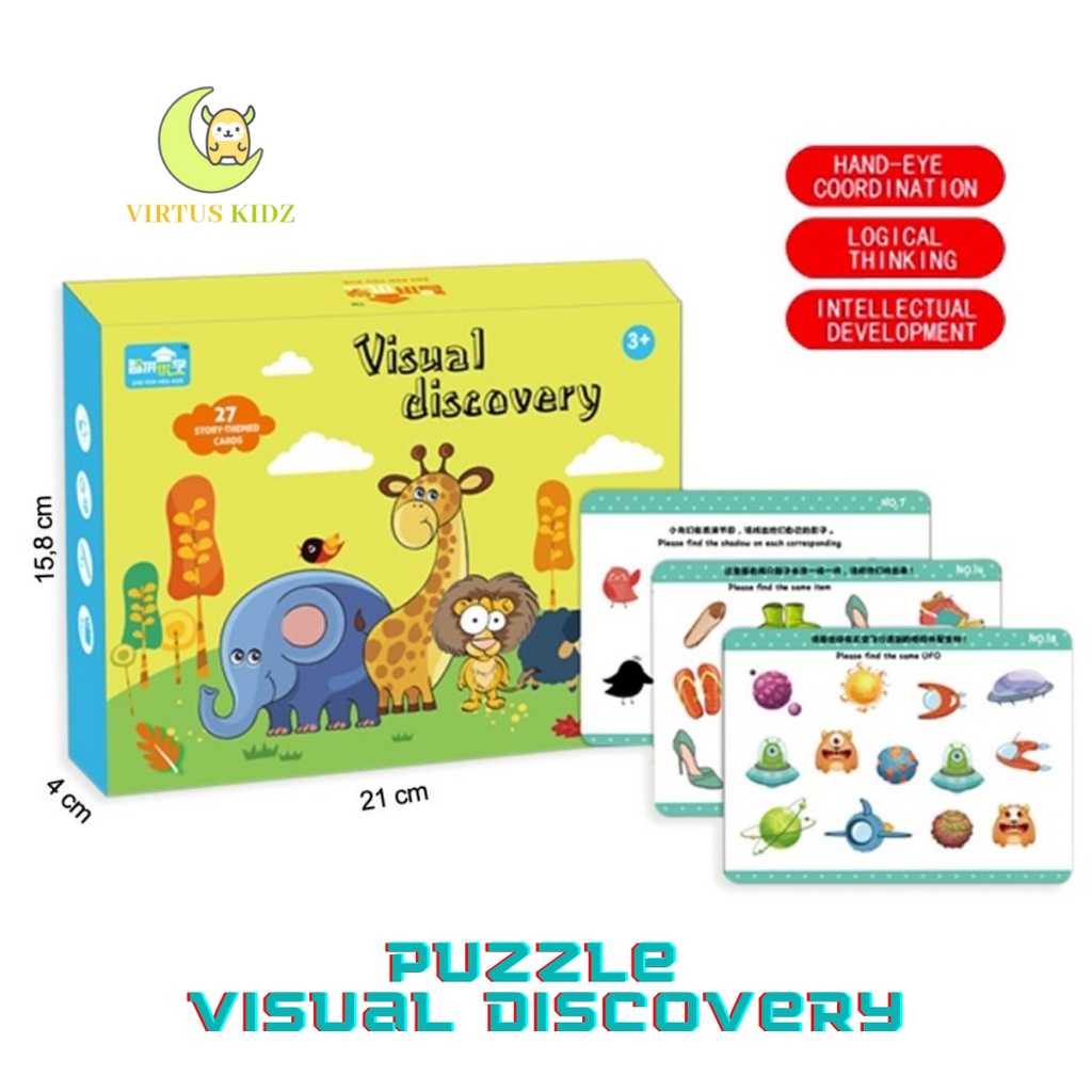 Jual Mainan Anak Visual Discovery / Mainan Montessori Sensori Motorik ...