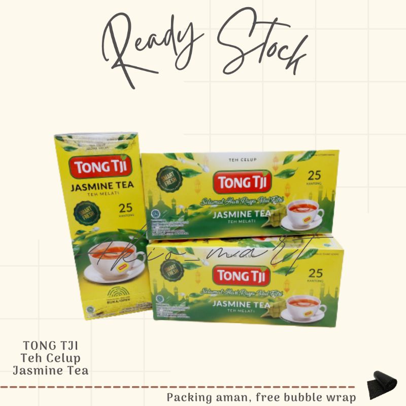 Jual Tong Tji Teh Celup Jasmine Tea 25 Kantong Teh Melati | Shopee ...