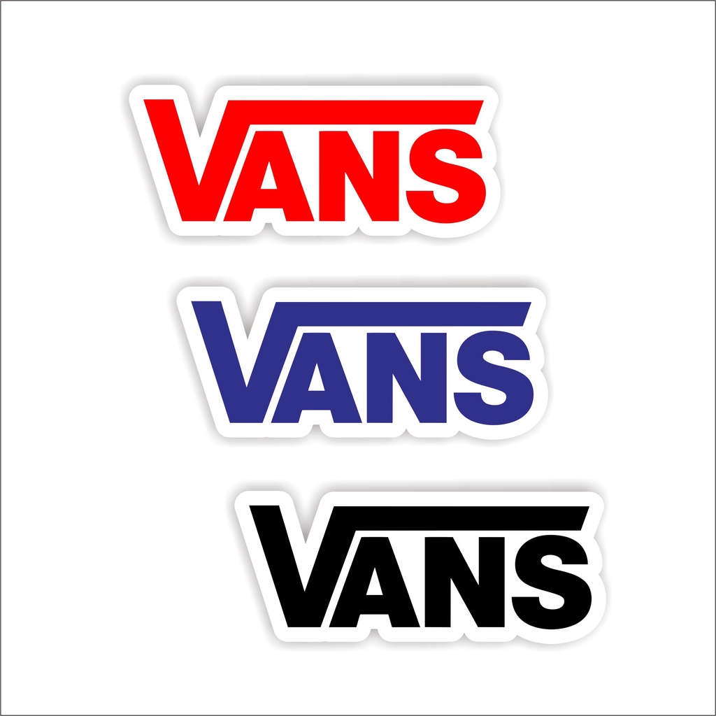 Jual Stiker brand distro Sticker Case Vans Aesthetic bahan graftac logo ...