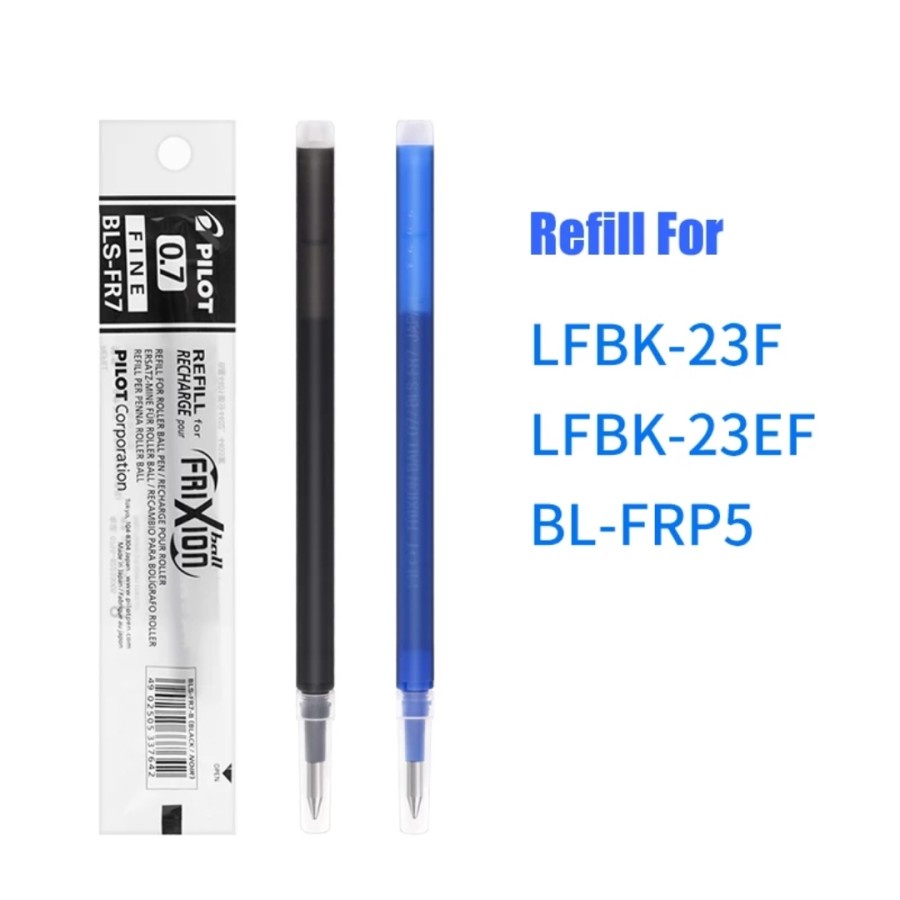 Jual Refill Ballpoint Pulpen PILOT FRIXION Clicker 0.7mm 0.5mm Erasable ...