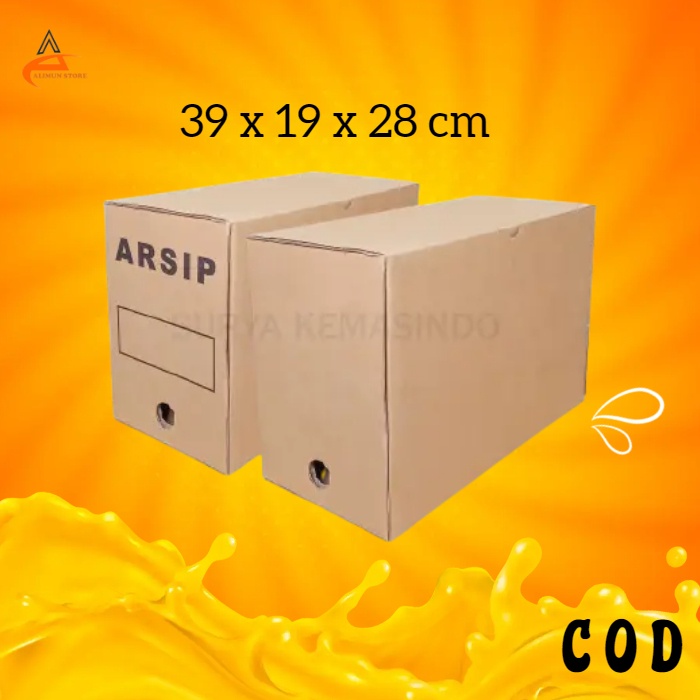 Jual Box file arsip 39x19x28 cm kardus kerdus filebox arsipbox dokumen ...