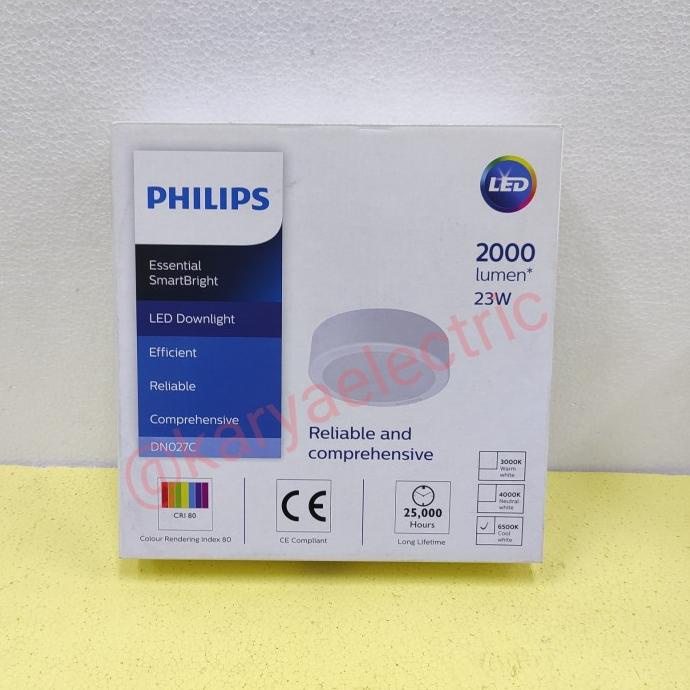 Jual Lampu Panel Led Outbow Philips Dn027C 23W 23Watt 23 Watt Putih ...