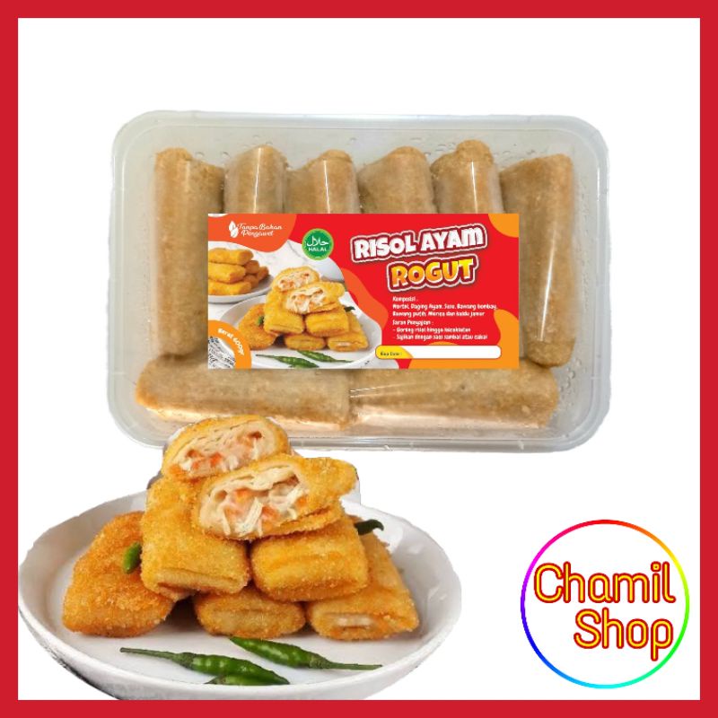 Jual RISOL AYAM ROGUT - RISOL ROGUT FROZEN isi 8 pcs | Shopee Indonesia