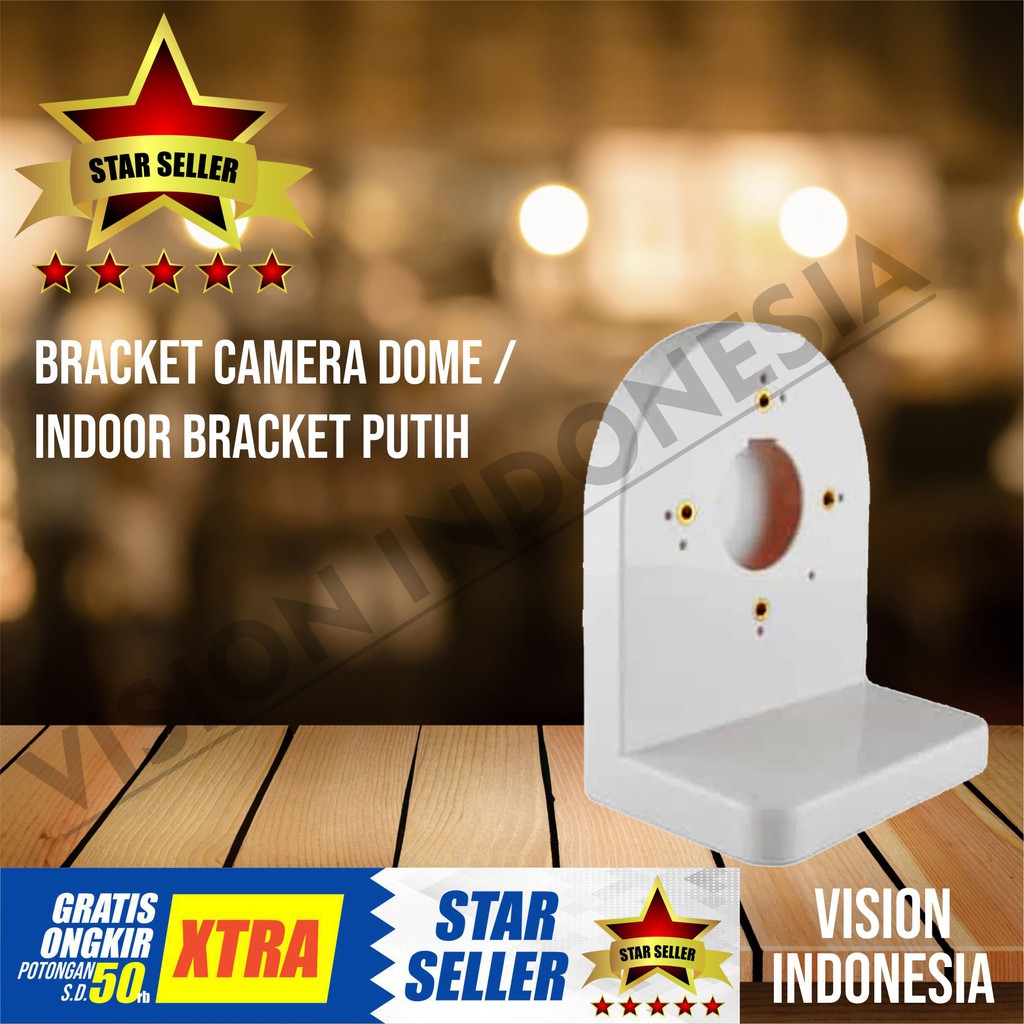 Jual BRACKET CAMERA DOME / INDOOR BRACKET PUTIH | Shopee Indonesia