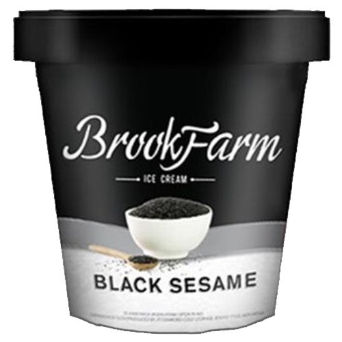 Jual Es Krim BrookFarm Wijen Hitam/BrookFarm Ice Cream Black Sesame ...