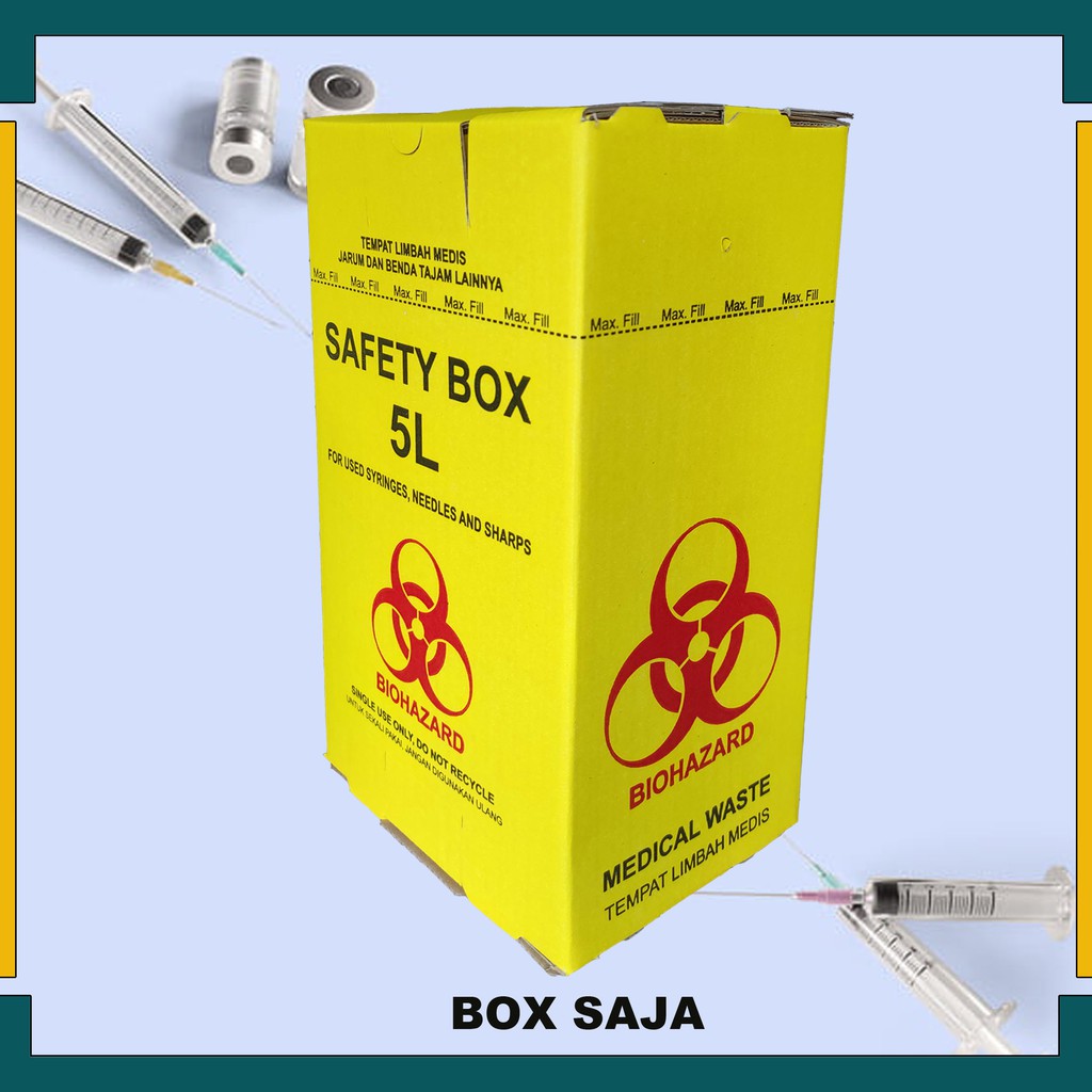 Jual Safety Box 5L / Biohazard | Shopee Indonesia