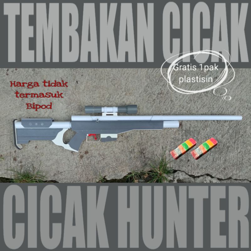 Jual Tembakan cicak/Cicak hunter/tembakan plastisin/tembakan pvc ...