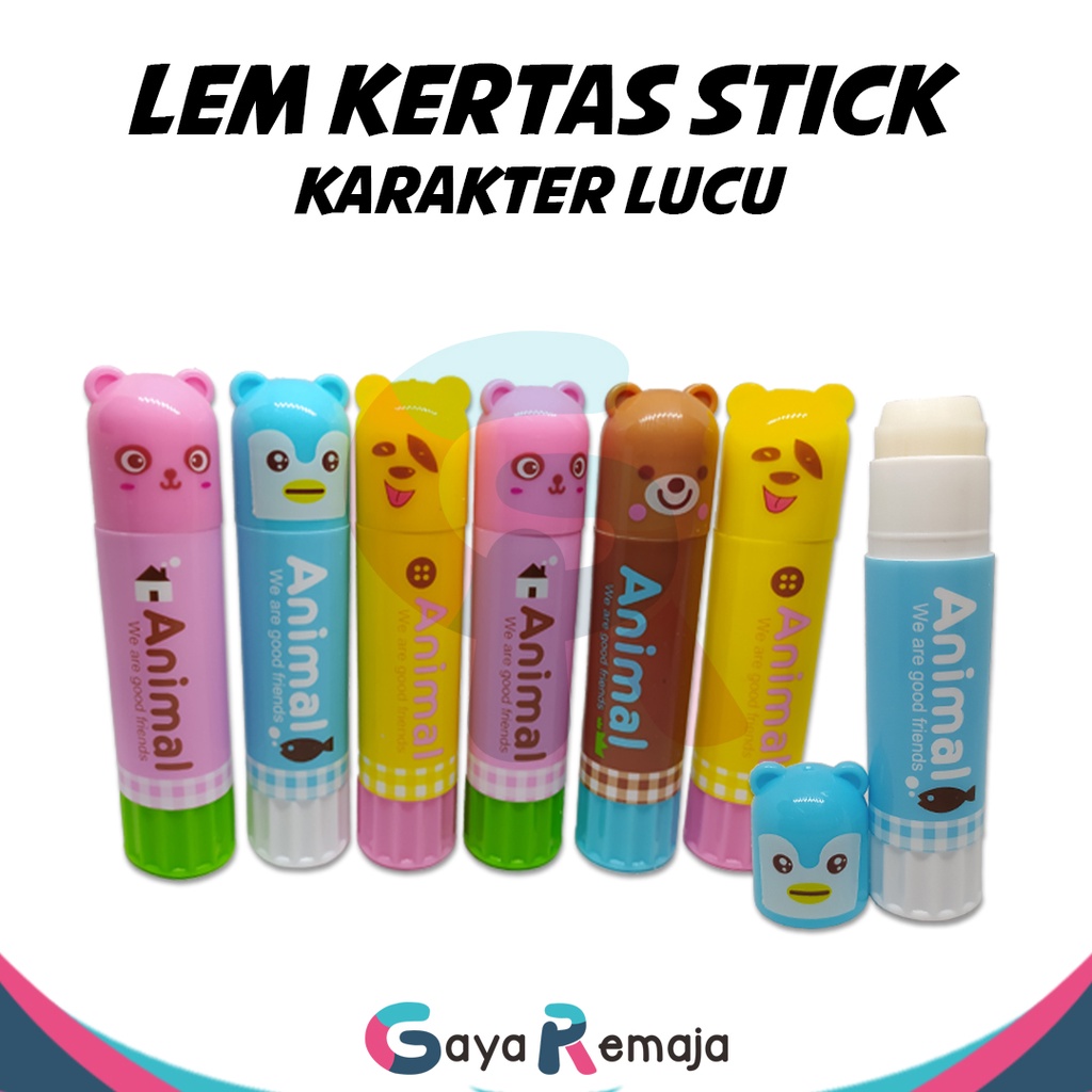 Jual Lem Kertas Stick | Lem Stik Bentuk Lucu | Stick Glue ...