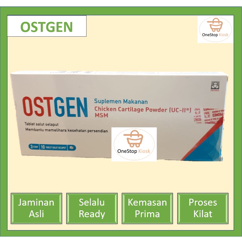 Jual Ostgen - Memelihara Kesehatan Persendian - Isi 30 tablet | Shopee ...