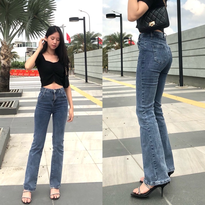 Jual Nami Flare Jeans | Shopee Indonesia