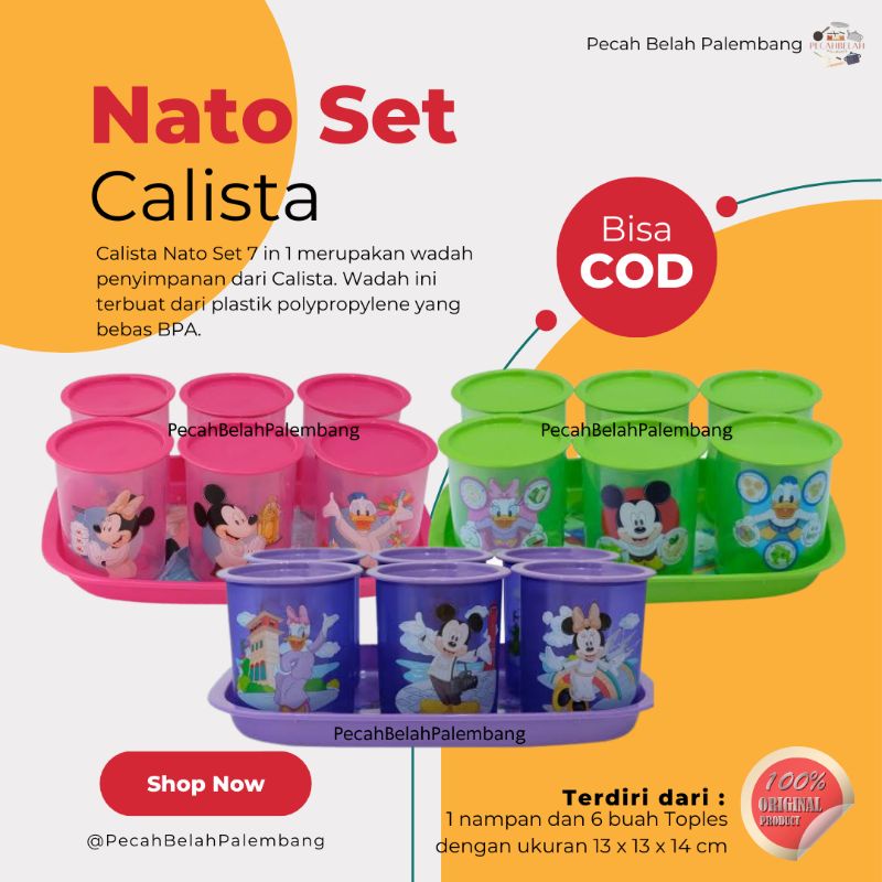 Jual Toples Makanan Ringan / Snack Nato Set 6 in 1 Calista | Shopee ...