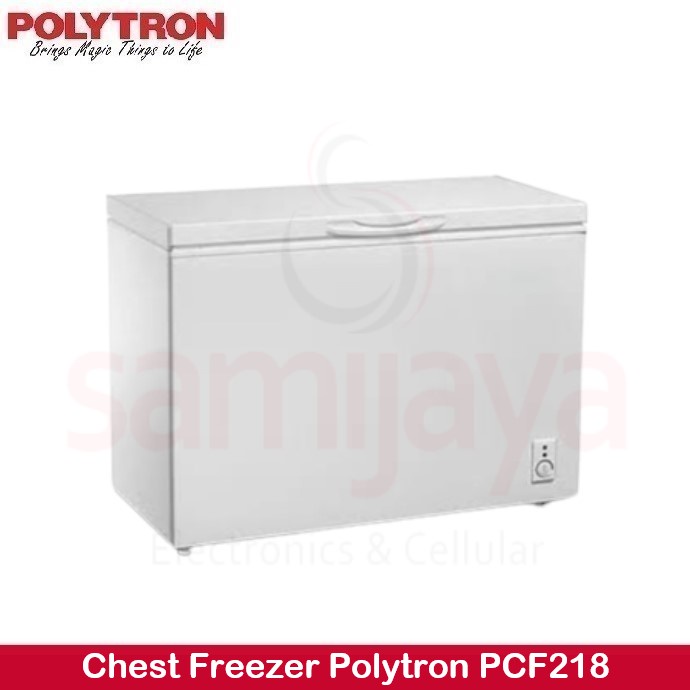 Jual CHEST FREEZER POLYTRON PCF-218 / PCF 218 200 LITER BERGARANSI ...