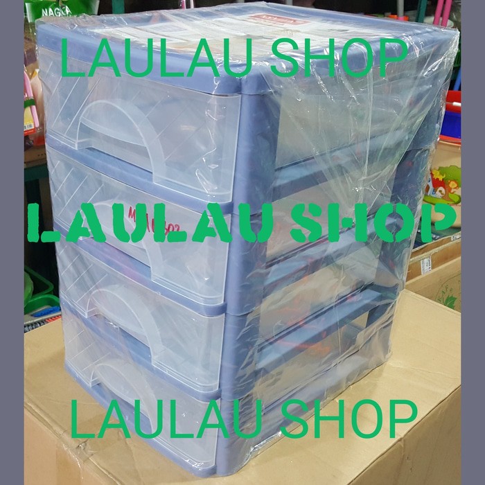 Jual LACI CONTAINER SUSUN 4 SMALL MERK ASVITA / TEMPAT SURAT A4 F4 ...